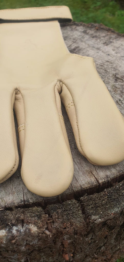 3-Finger Glove - Kangaroo Leather – Saxon Archery